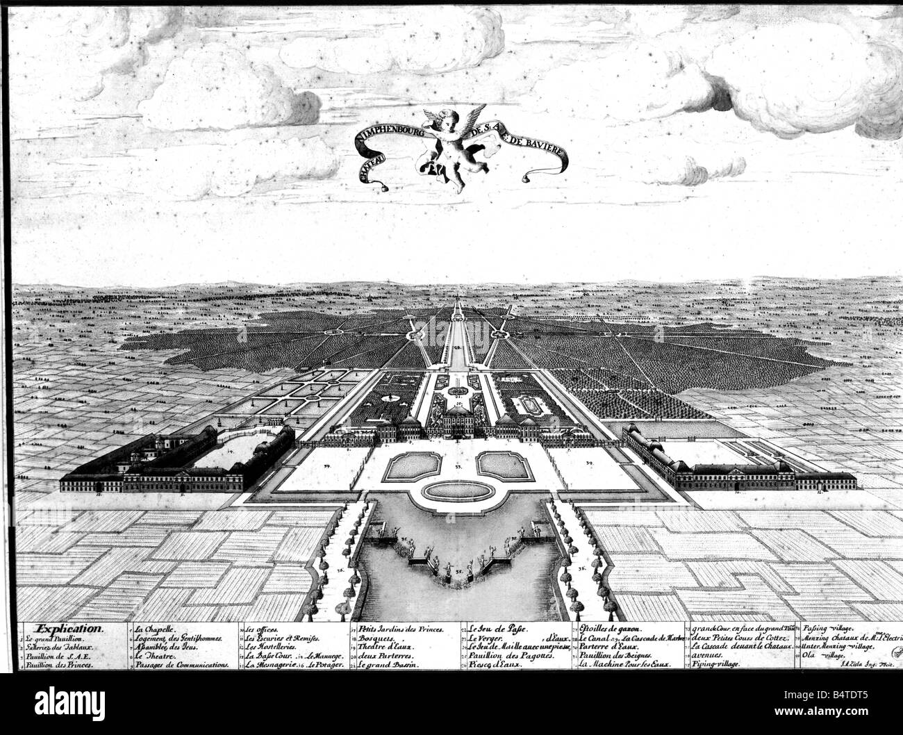 geography / travel, Germany, Munich, Nymphenburg Palace, built 1664 ...