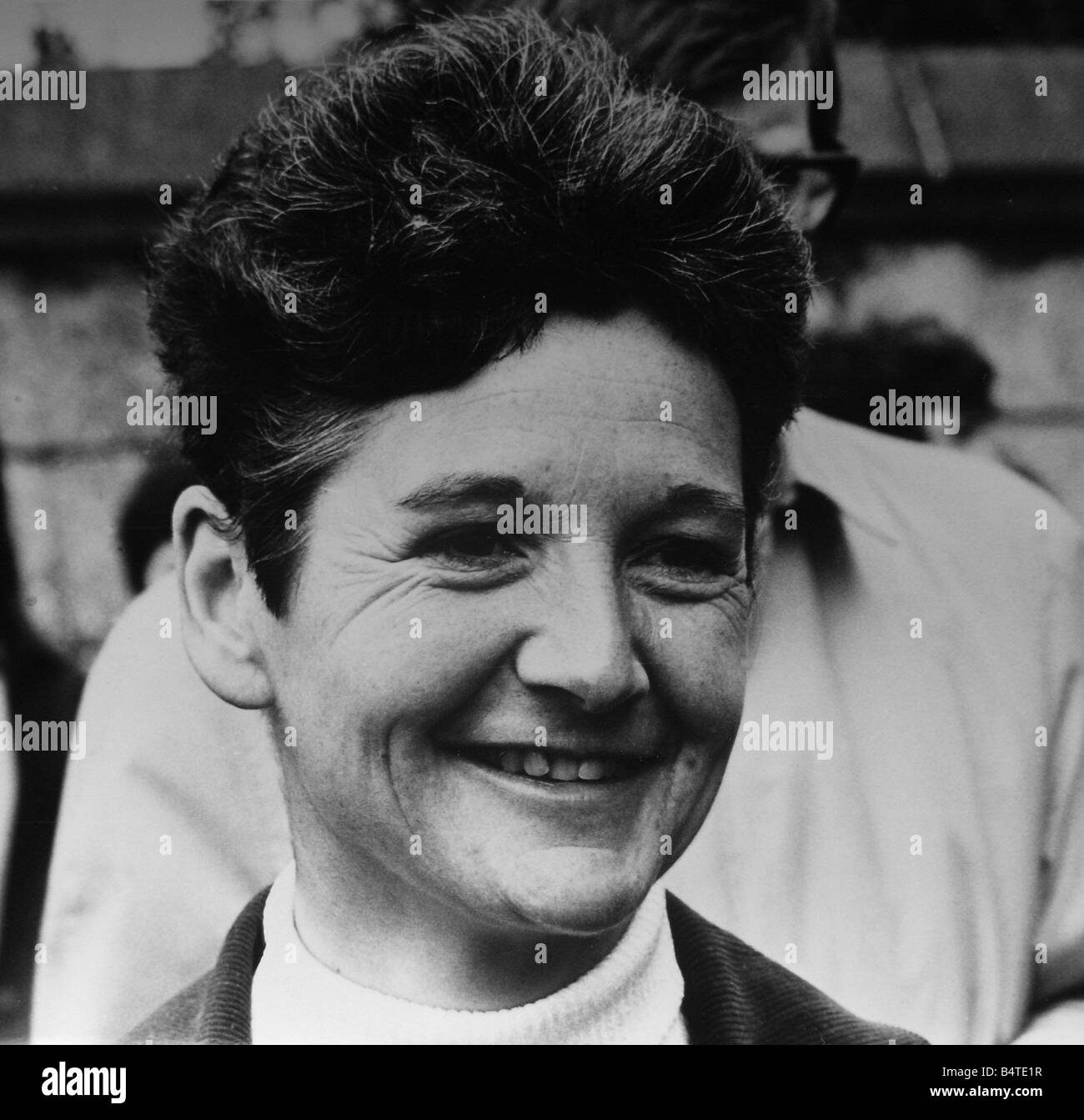 Pacifist campaigner Pat Arrowsmith smiling after being released from ...