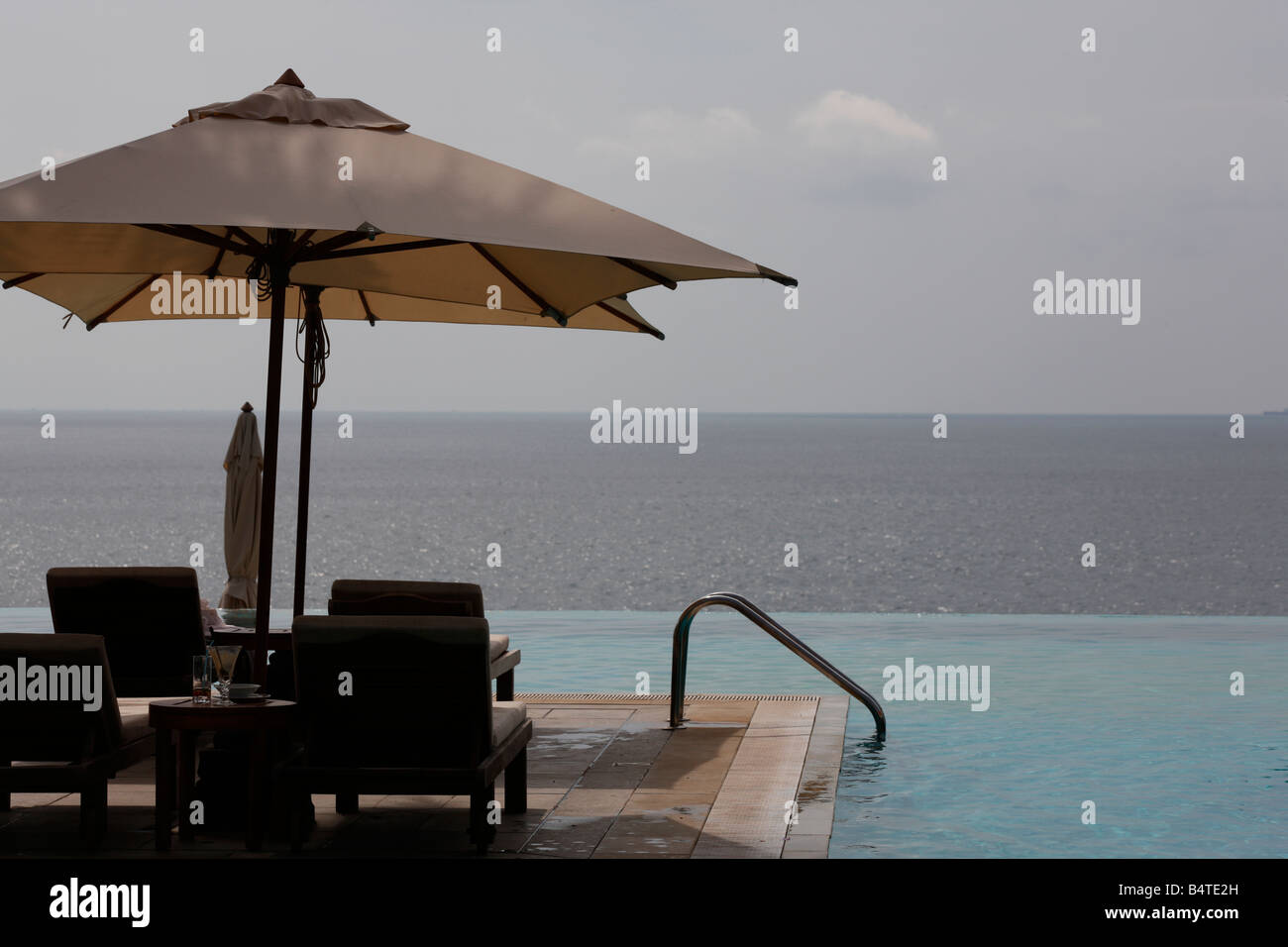 Swimming pool and the sea Stock Photo - Alamy