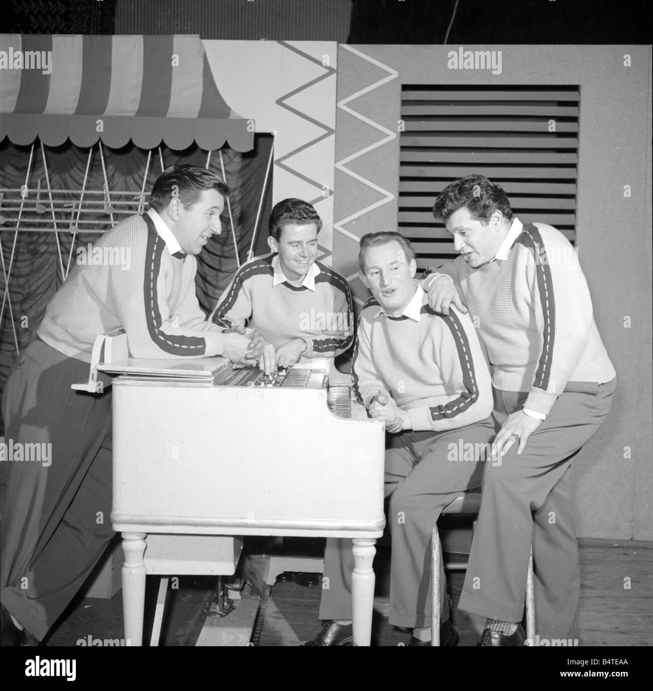 Jerry Allen and his trio seen here at ITV s Midland studios before ...