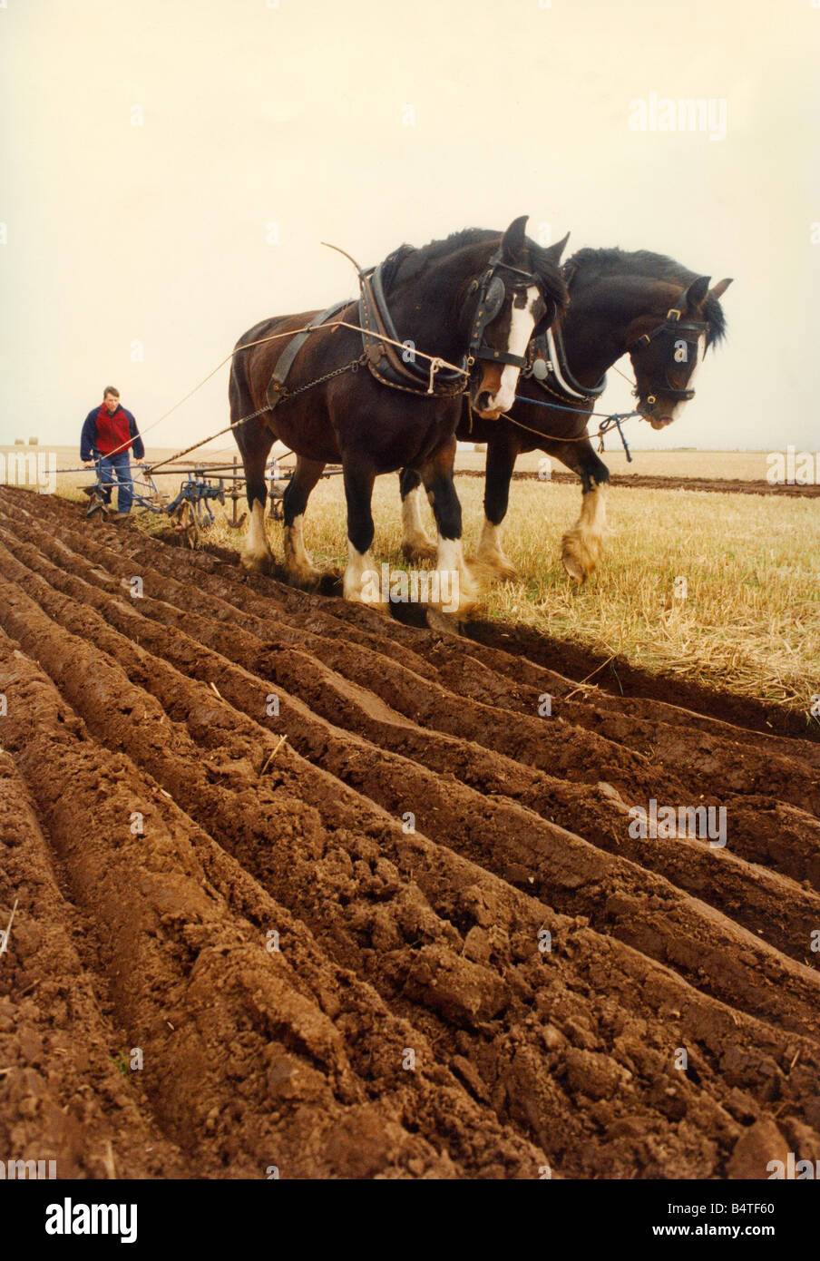 1990s ploughing hi-res stock photography and images - Alamy