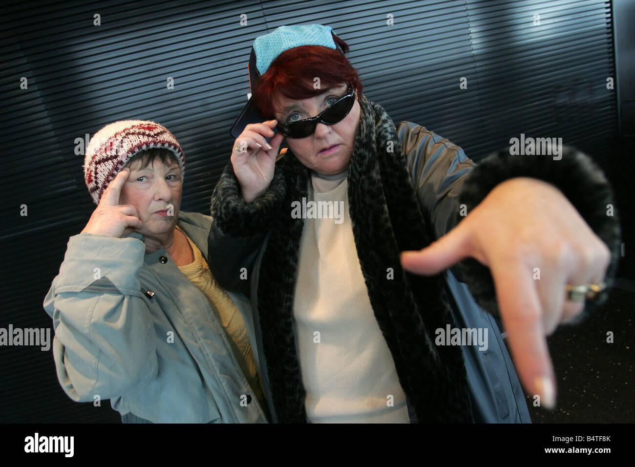 The Silver wRappers a band made up of elderly rappers Stock Photo - Alamy