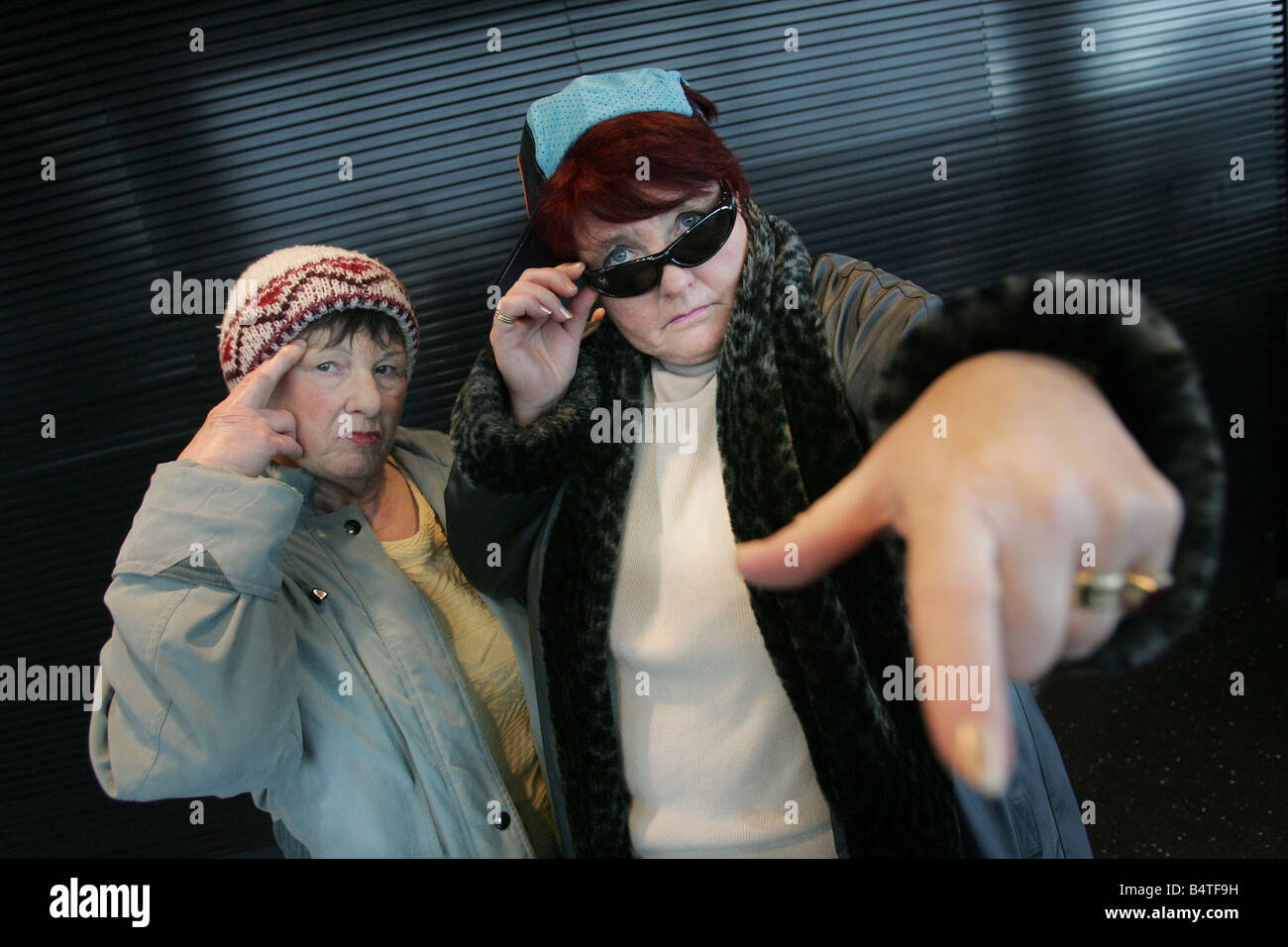 The Silver wRappers a band made up of elderly rappers Stock Photo - Alamy