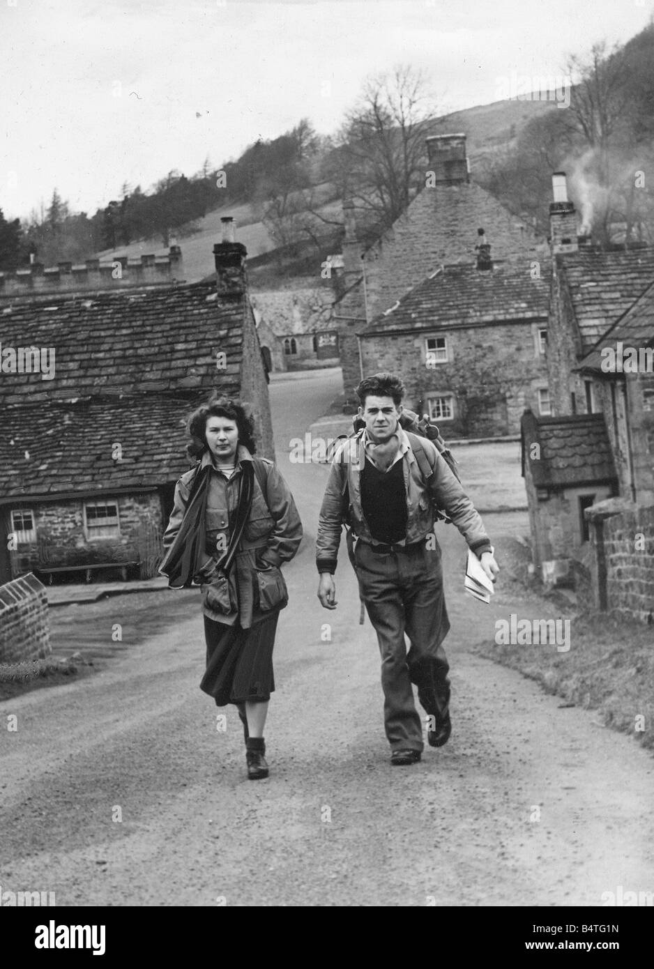Even the prospect of dismal weather did not prevent these two from ...