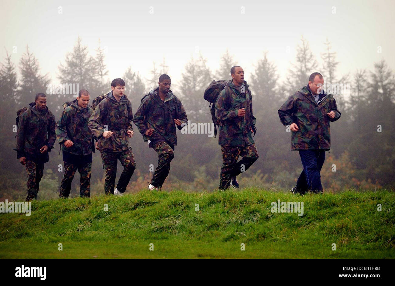 Eddir Stone former SAS soldier puts the Scottish Rocks basketball team ...