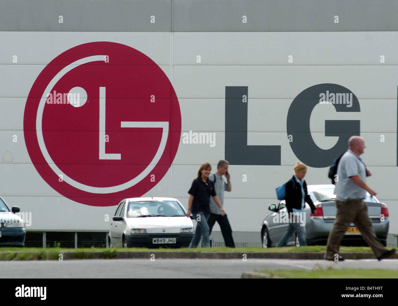 LG Electronics plant in Newport 15th Aug 2005 Stock Photo - Alamy
