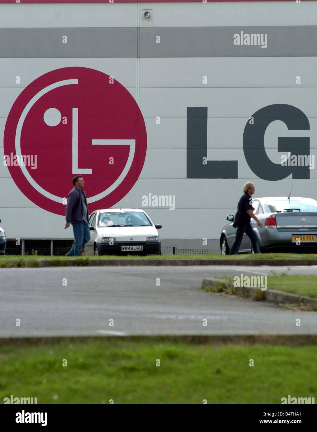 LG Electronics plant in Newport 15th Aug 2005 Stock Photo - Alamy