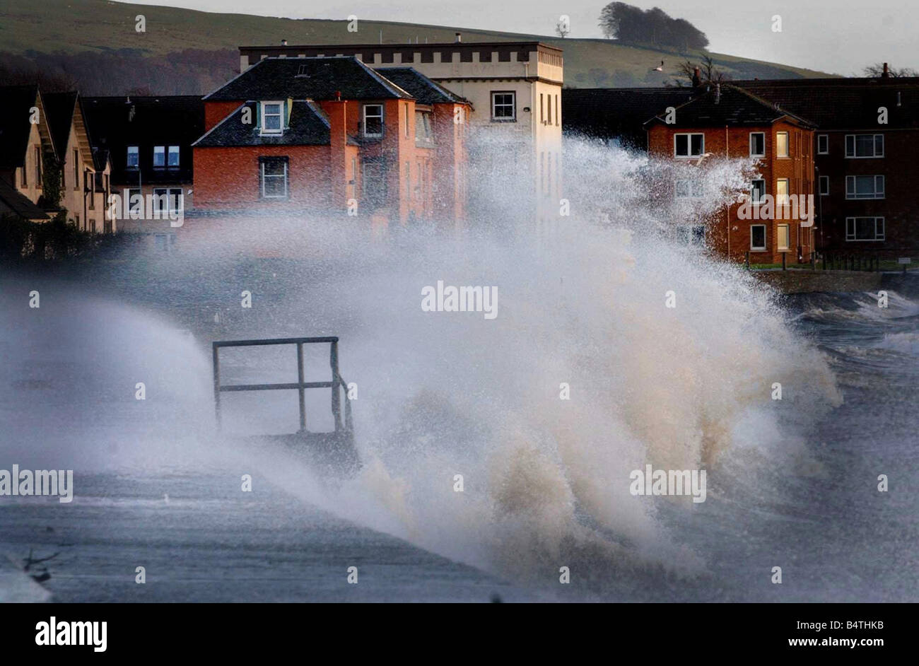 Storm winds hit helensburgh january 2005 On the north shore of the ...