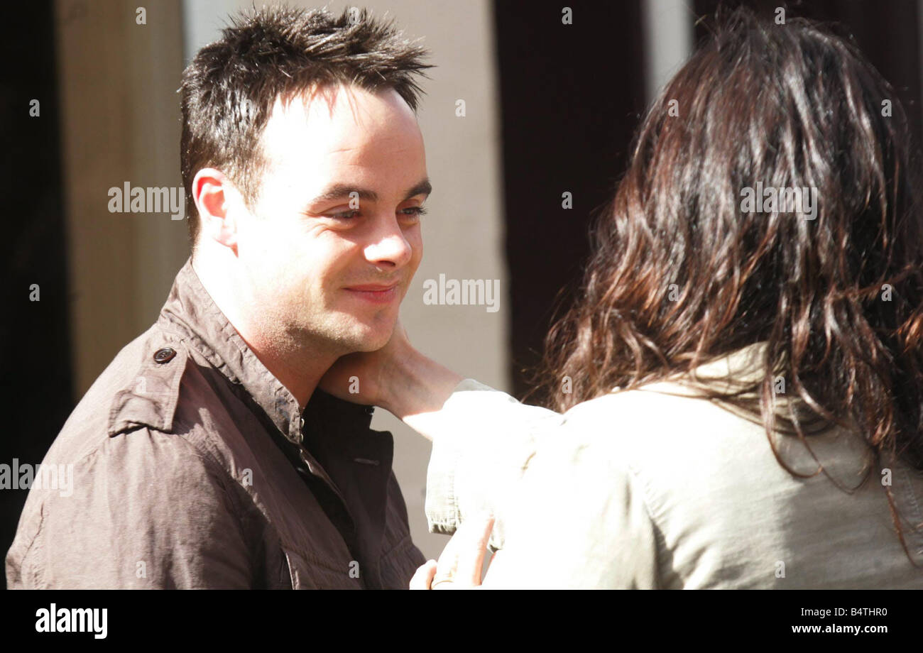 Ant Dec Anthony McPartlin and Declan Donnally filming in Stowell Street ...