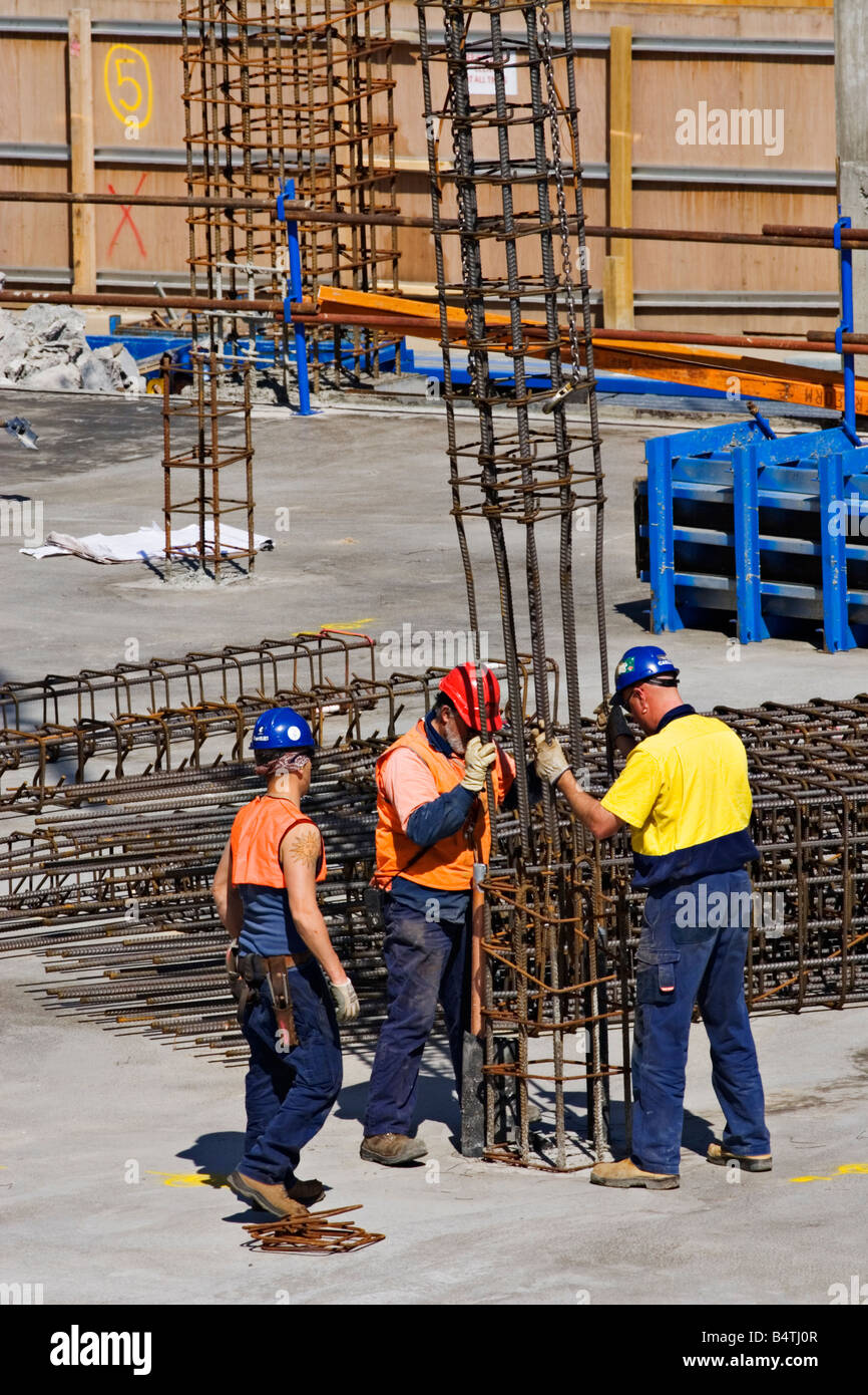 Construction / Construction Workers at work on a Building Site ...