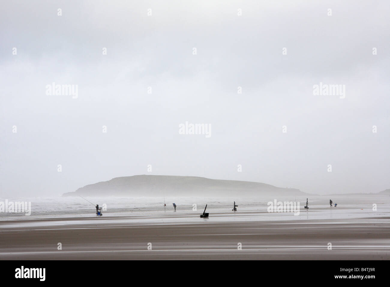 Burry Holms Rhossili Bay Gower Wales UK Stock Photo - Alamy