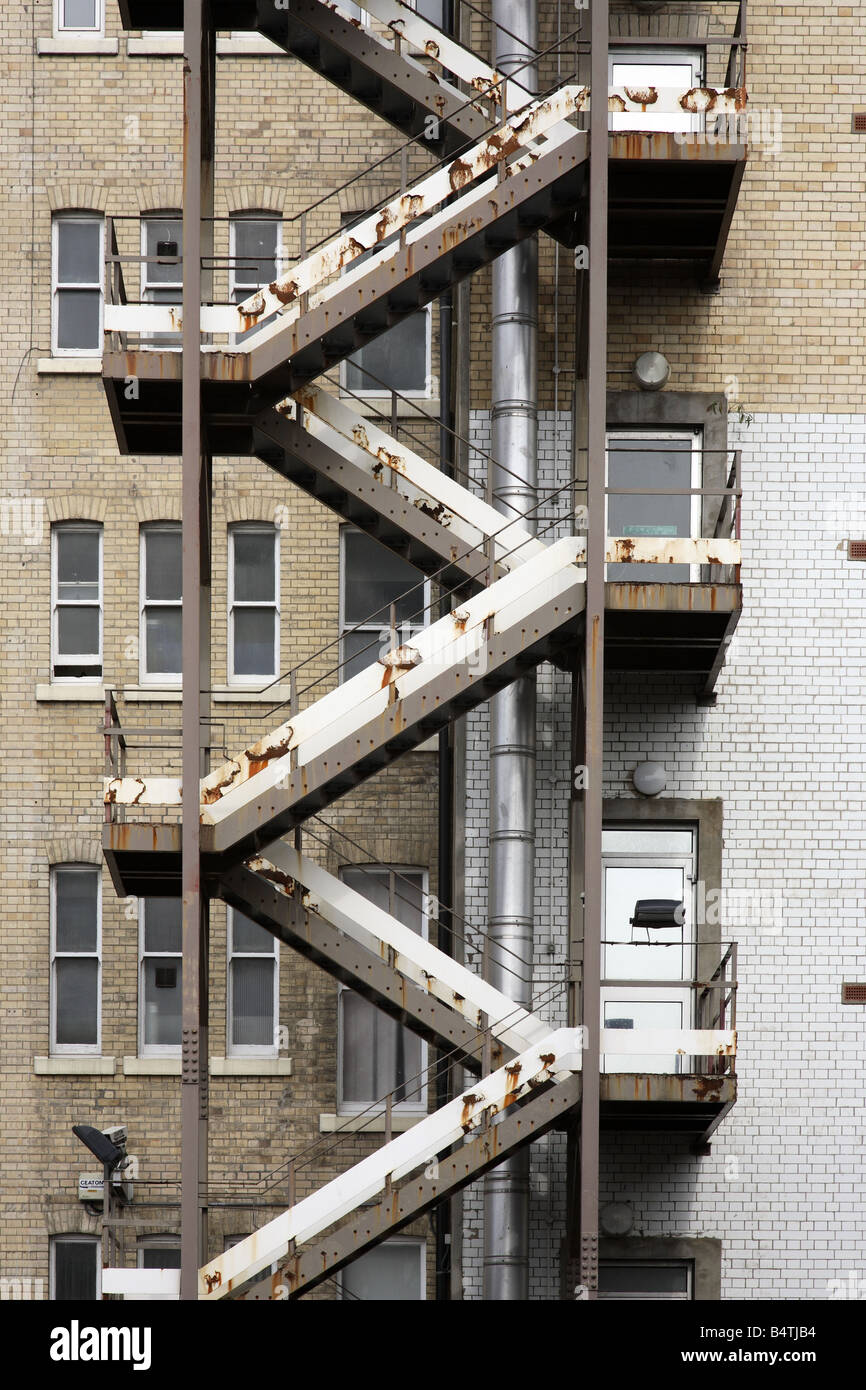 Uk Fire Escape Stairs High Resolution Stock Photography and Images - Alamy