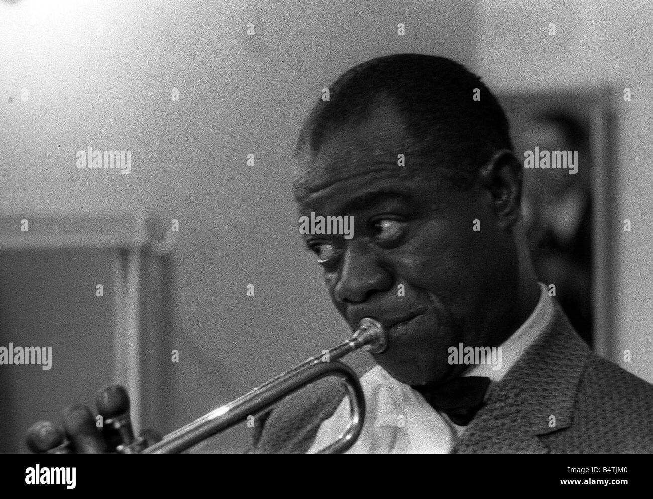 Louis Armstrong Jazz Musician May 1956 during his first concert in ...