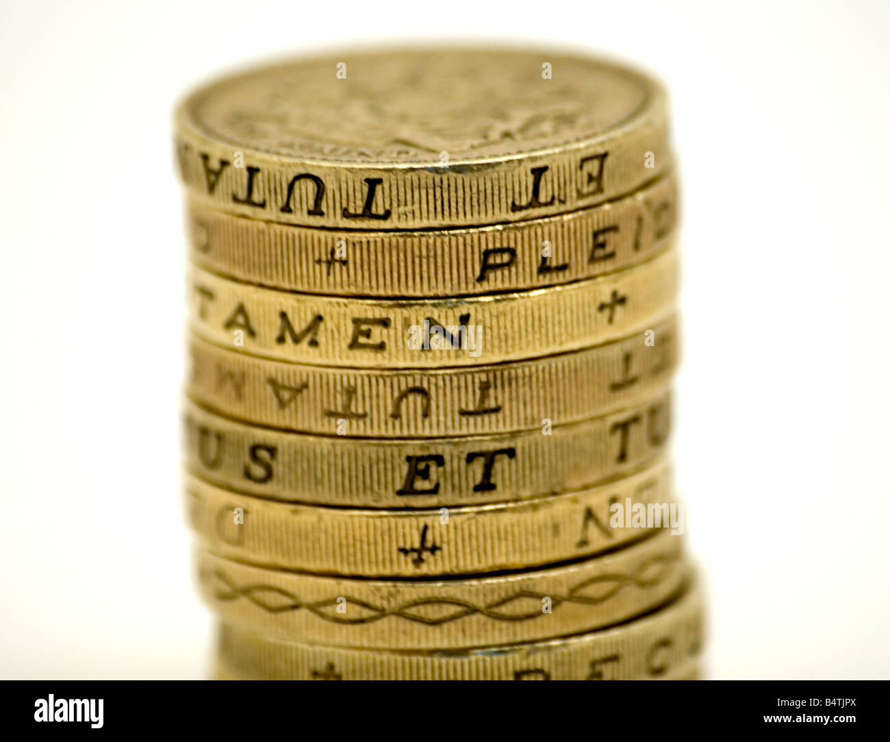 Pound Coins UK Stock Photo - Alamy