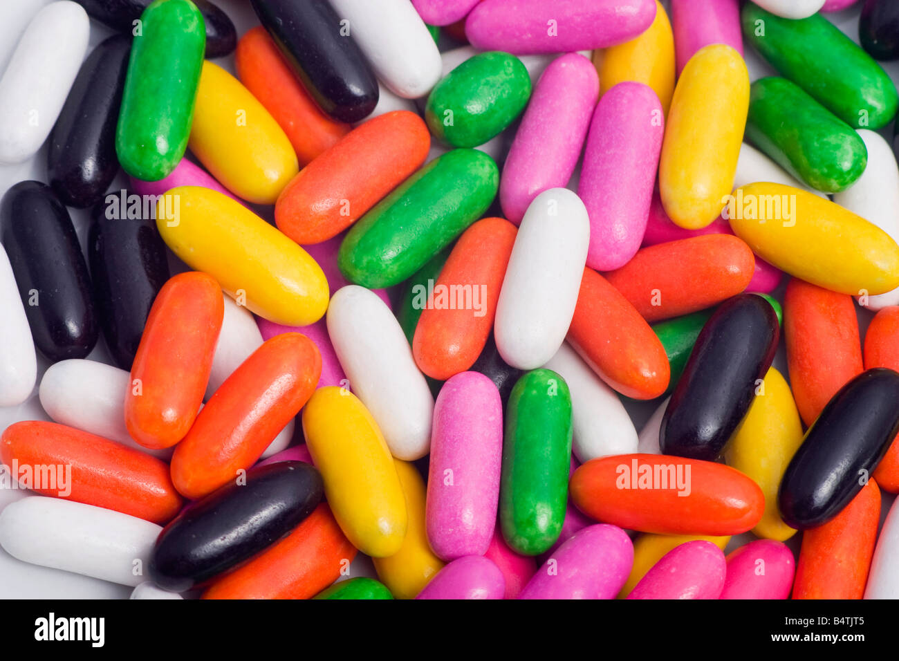multicolored licorice flavoured candy Stock Photo - Alamy