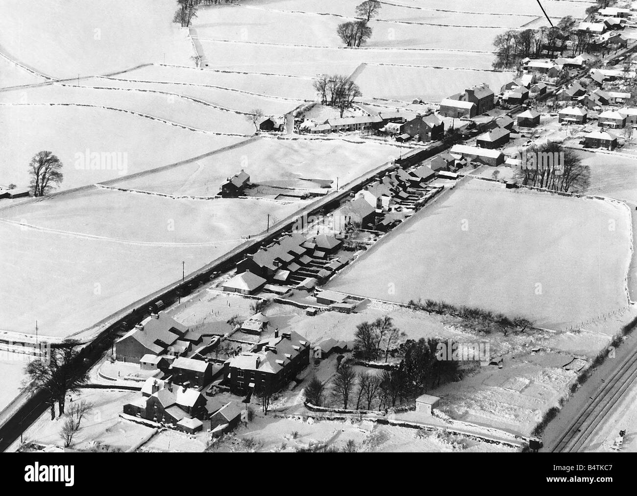 Weather Snow Lorries trapped in the snow on Shap Fell in Cumberland ...