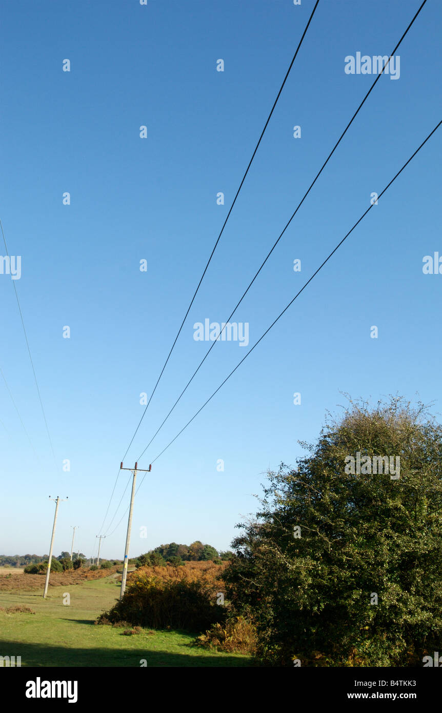 British telephone poles hi-res stock photography and images - Alamy