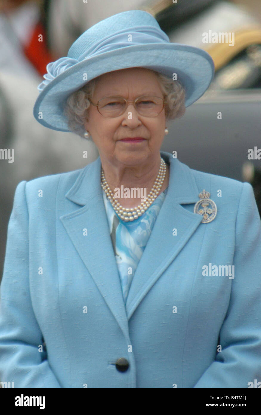 Trooping of the colour June 2005 HRH The Queen Elizabeth II Wearing ...