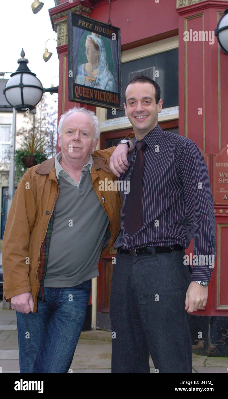 Actor Ray Brooks January 2006 Pictured with The People writer Jon Wise ...