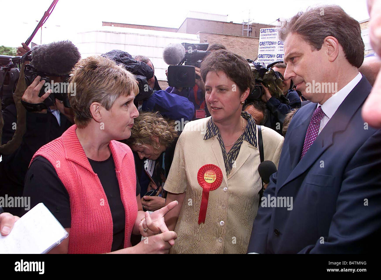 Sharron Storer who launched into Tony Blair May 2001 at his visit to ...