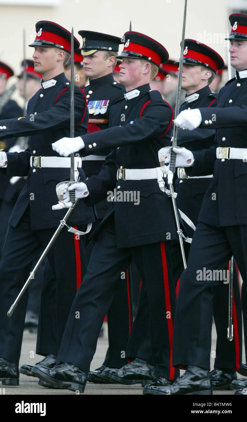 Britain s Prince Harry center takes his place in The Sovereign s Parade ...