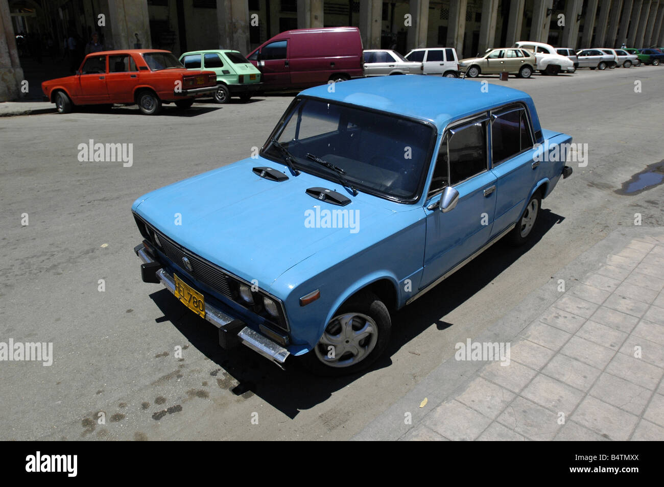 A lada in Havana, Cuba - 2006 Stock Photo - Alamy