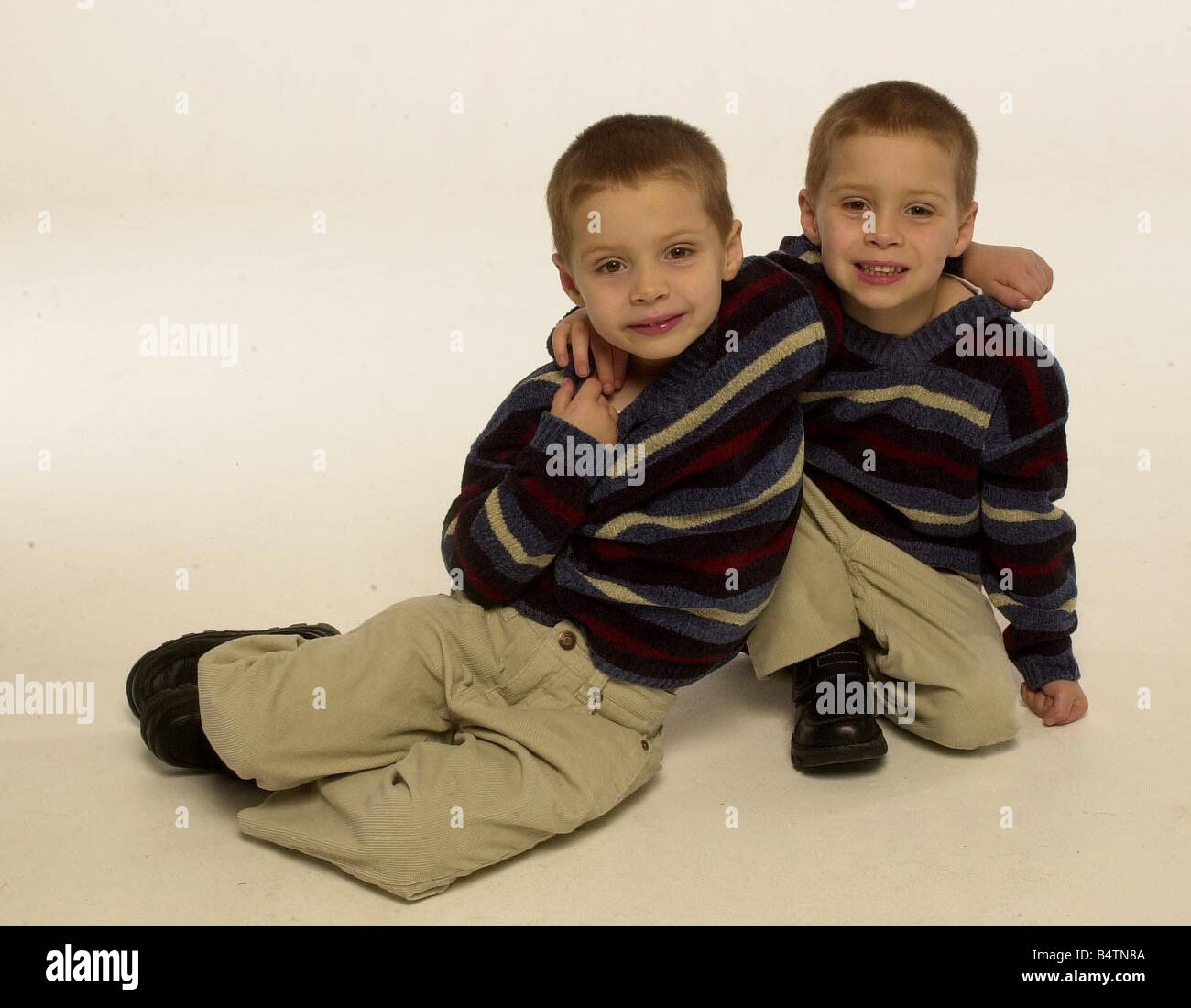 Child actors from the Television Programme Cold Feet November 2001 ...