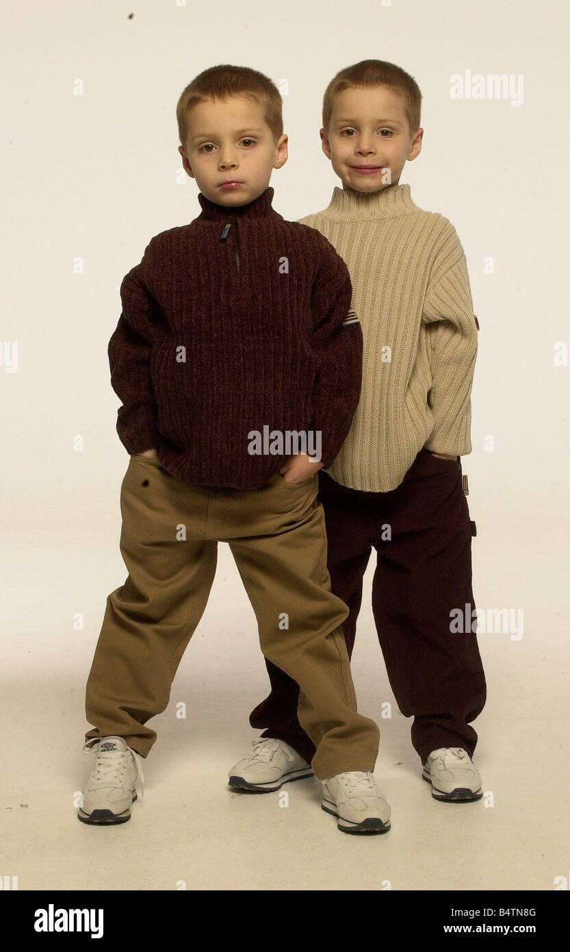 Child actors from the Television Programme Cold Feet November 2001 Five ...