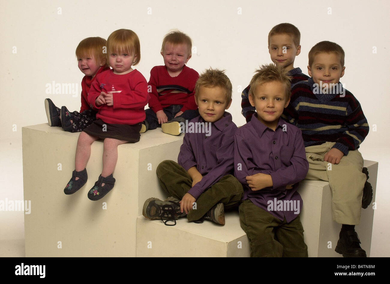 Child actors from the Television Programme Cold Feet November 2001 ...