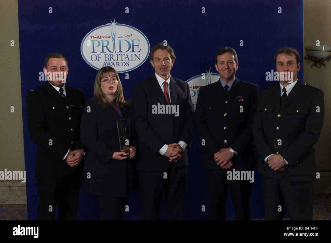 The Mirror Pride of Britain Awards in April 2000 Tony Blair Applauds ...