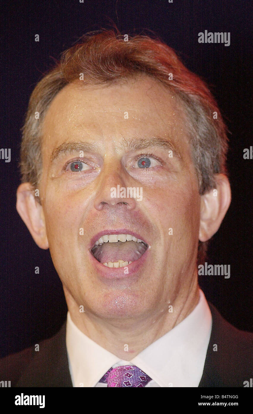 Labour Party Conference October 2002 Blackpool Tony Blair PM Prime ...