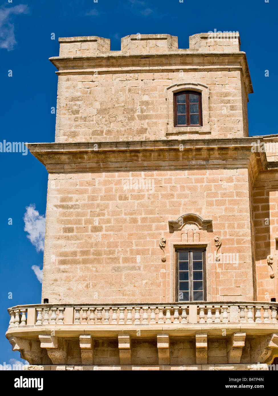Selmun Castle in Malta was built by the Knights of the Order of St John ...