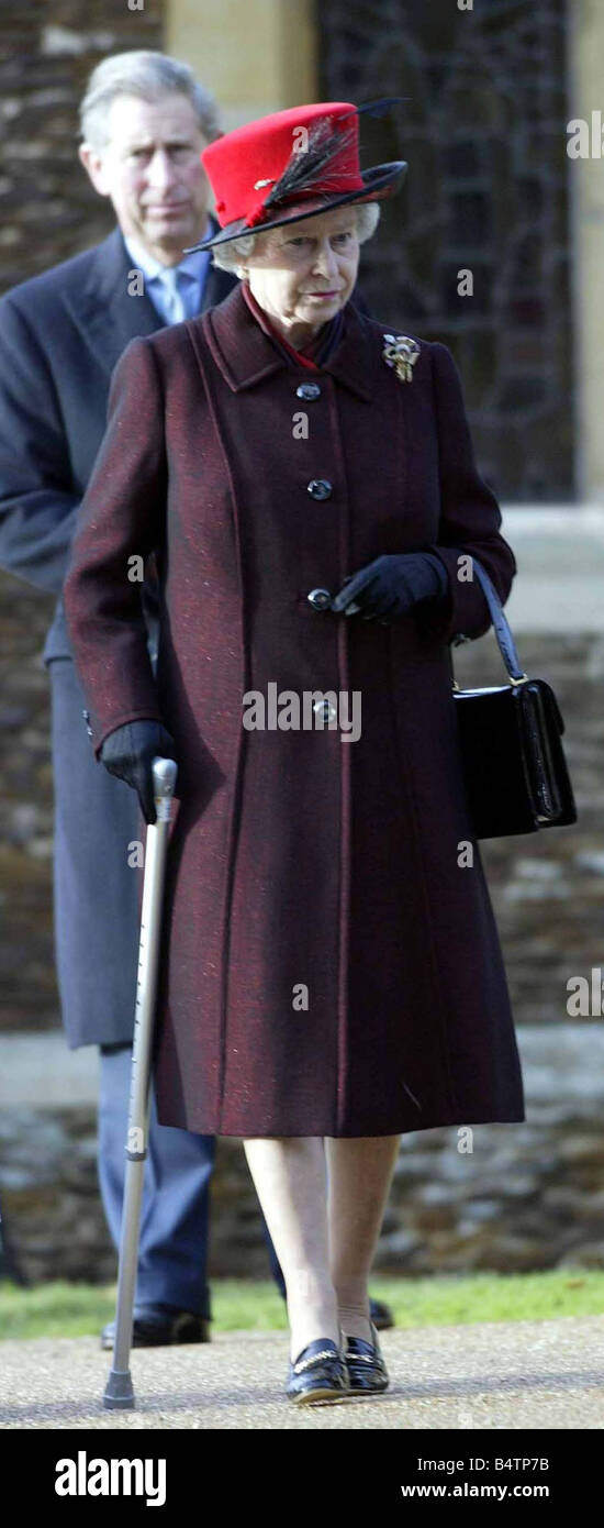 Queen Elizabeth II December 2003 and Prince Charles Christmas Day ...