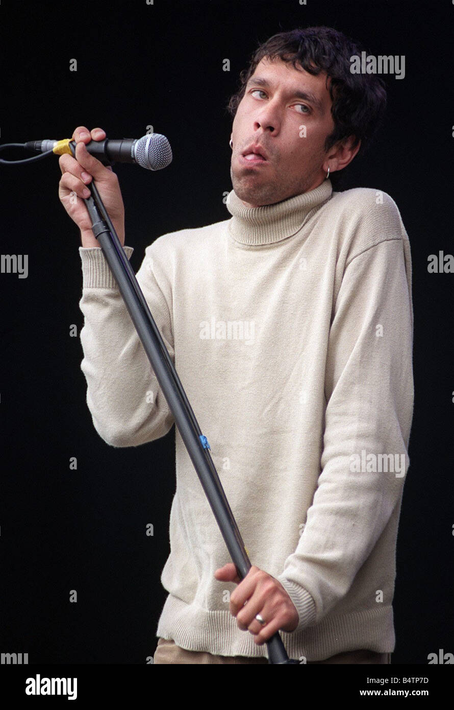 Shed Seven group band August 200 performing on stage at the Gig on the ...