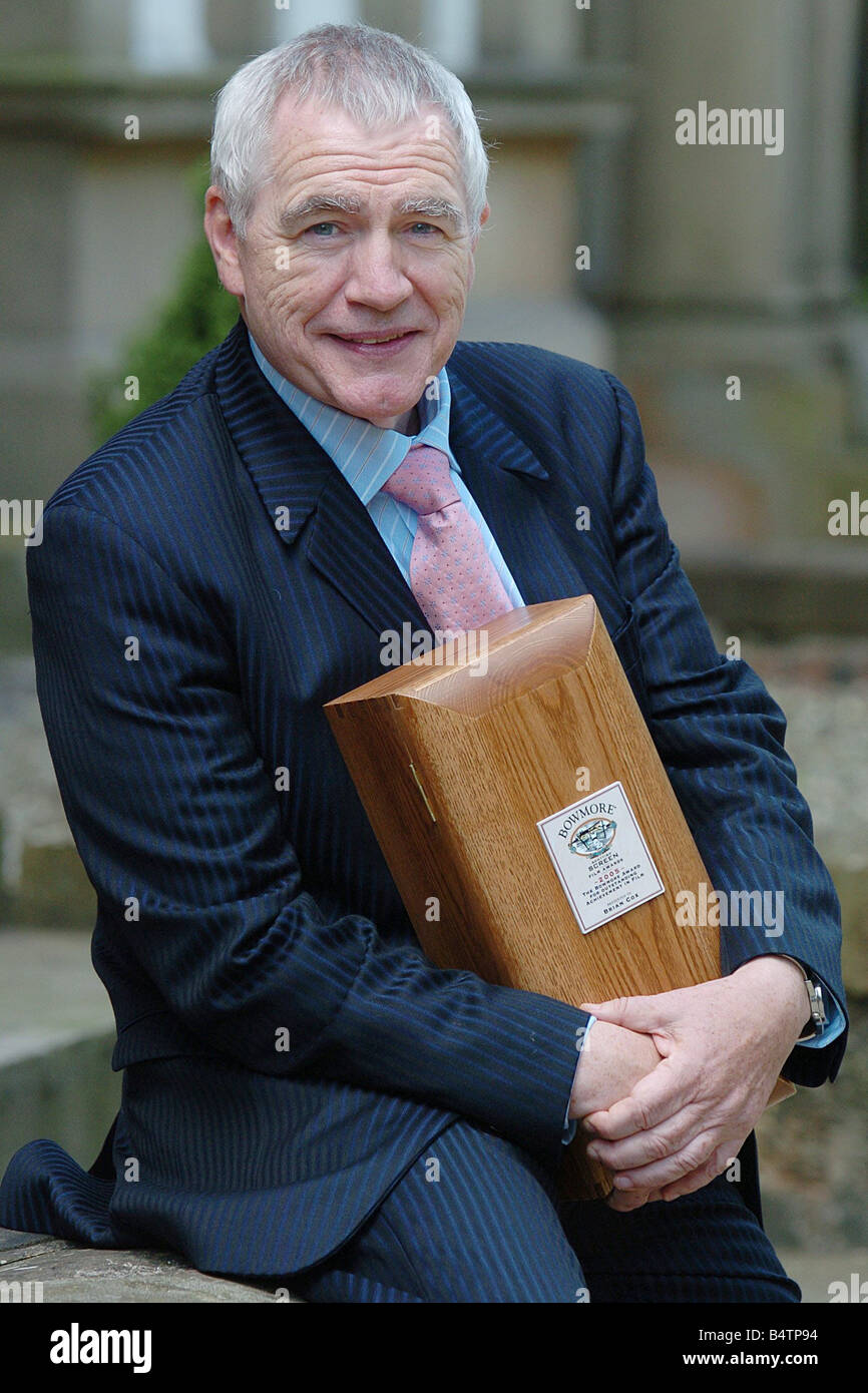 Actor brian cox at the bowmore scottish screen film awards at one ...