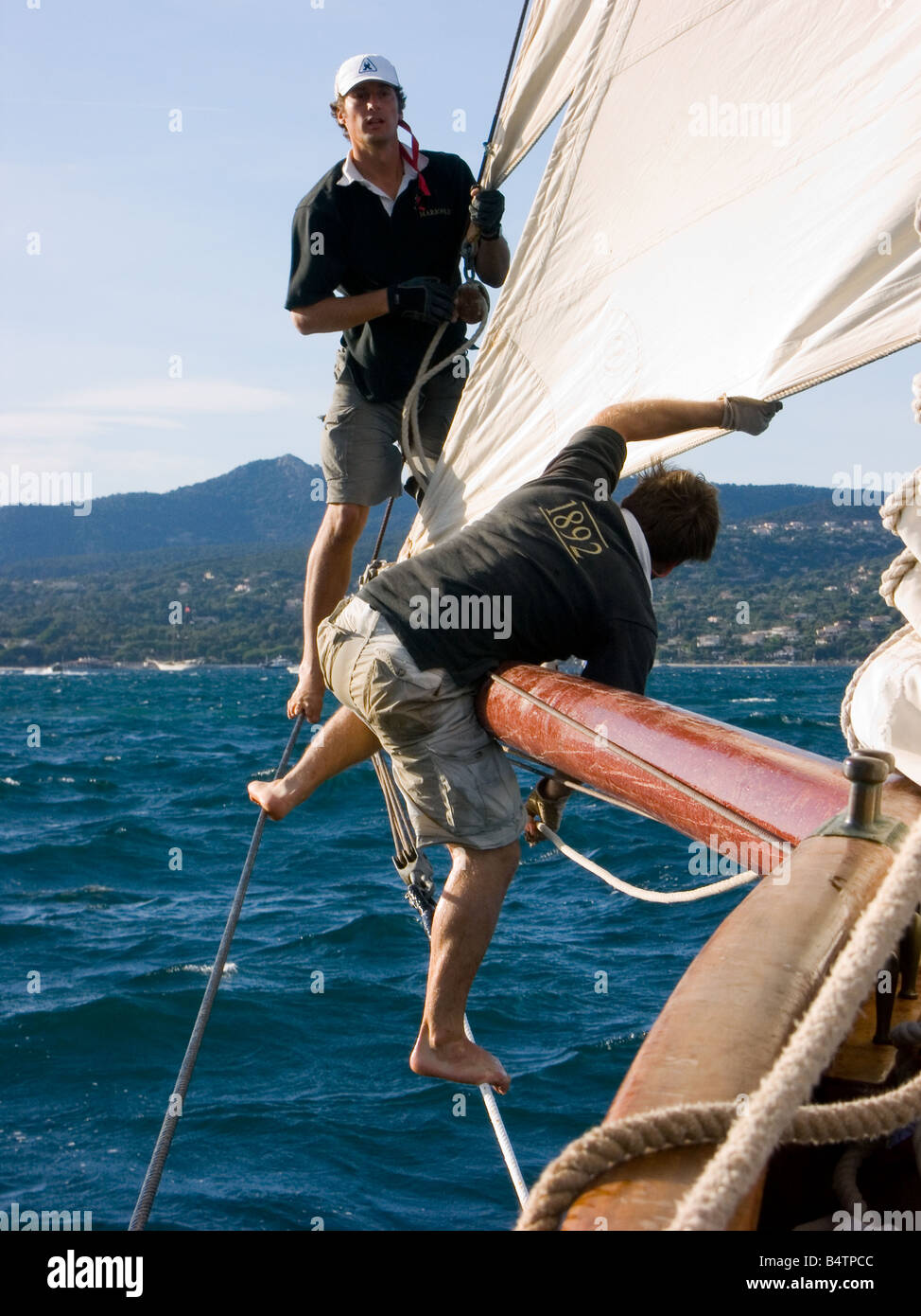 Sailors climbing down hi-res stock photography and images - Alamy