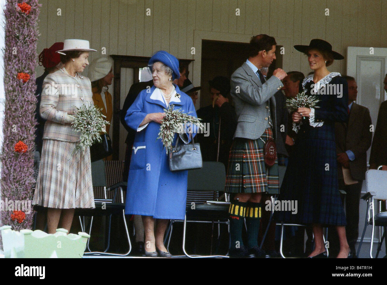 Princess Diana Princess of Wales September 1988 at Braemar Highland ...