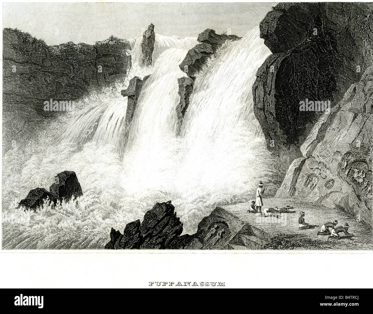 geography / travel, rivers, Tambraparni, cataracts at Puppanassum ...