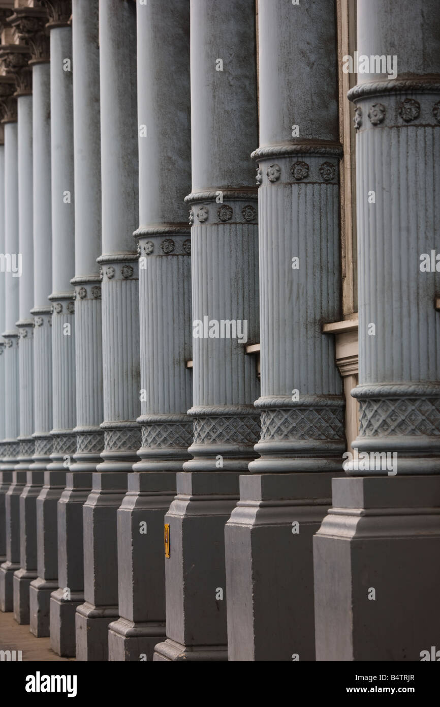 Columns on the exterior of the Hop Exchange building in Southwark ...