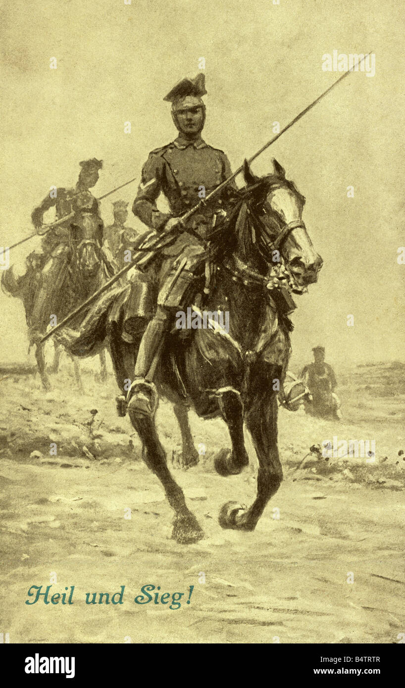 events, First World War / WWI, propaganda, "Heil und Sieg!" (Hail and ...