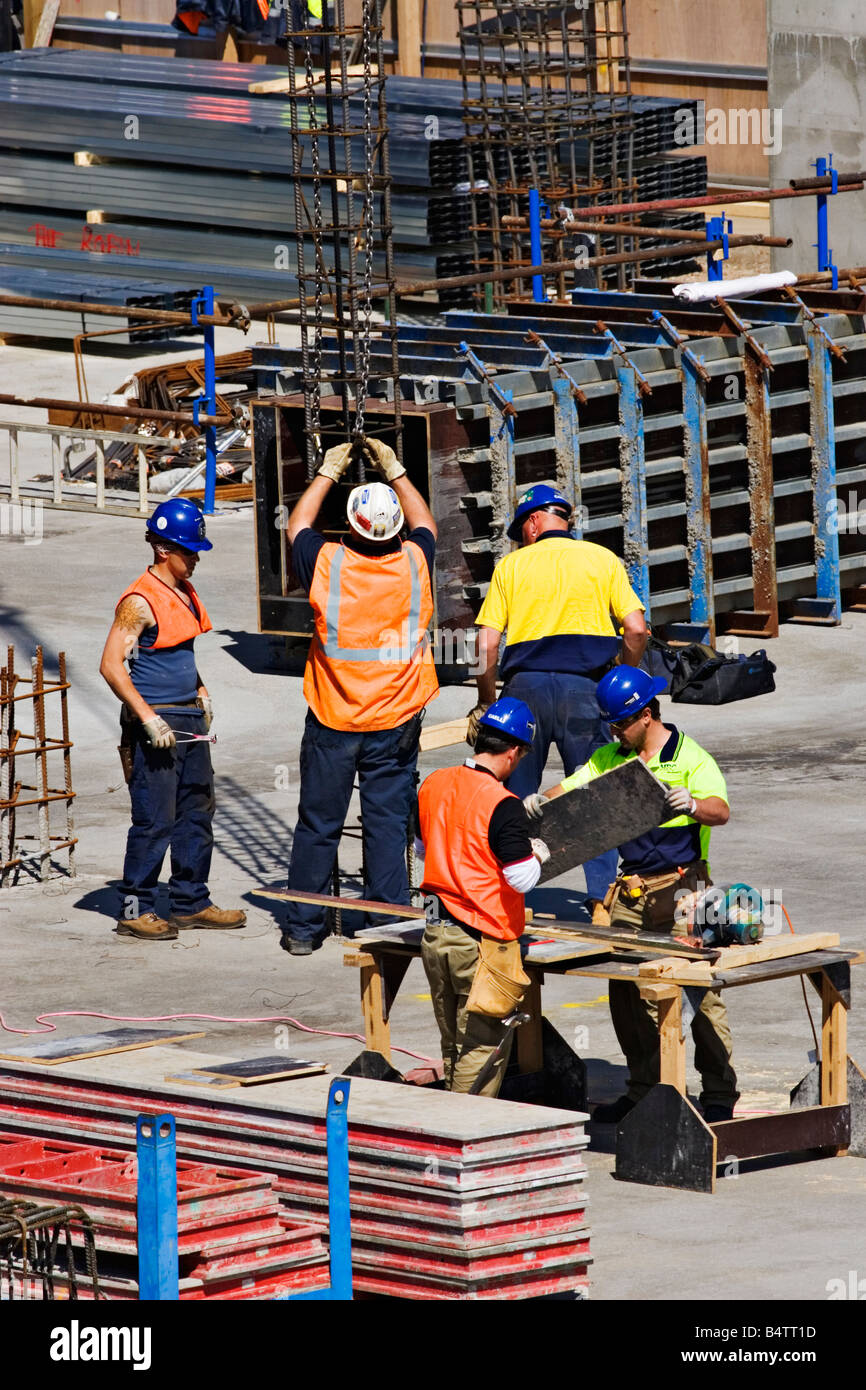 Australian Structural Steel Construction Worker