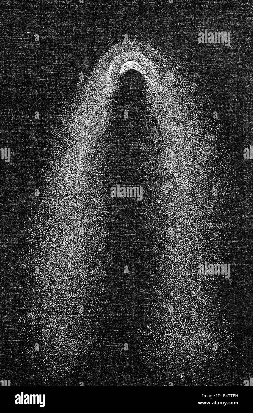 astronomy, comets, comet Donati, 8.10.1858, wood engraving, 1858 ...