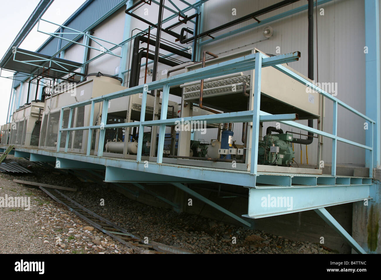 industrial cooling compressor from factory Stock Photo - Alamy