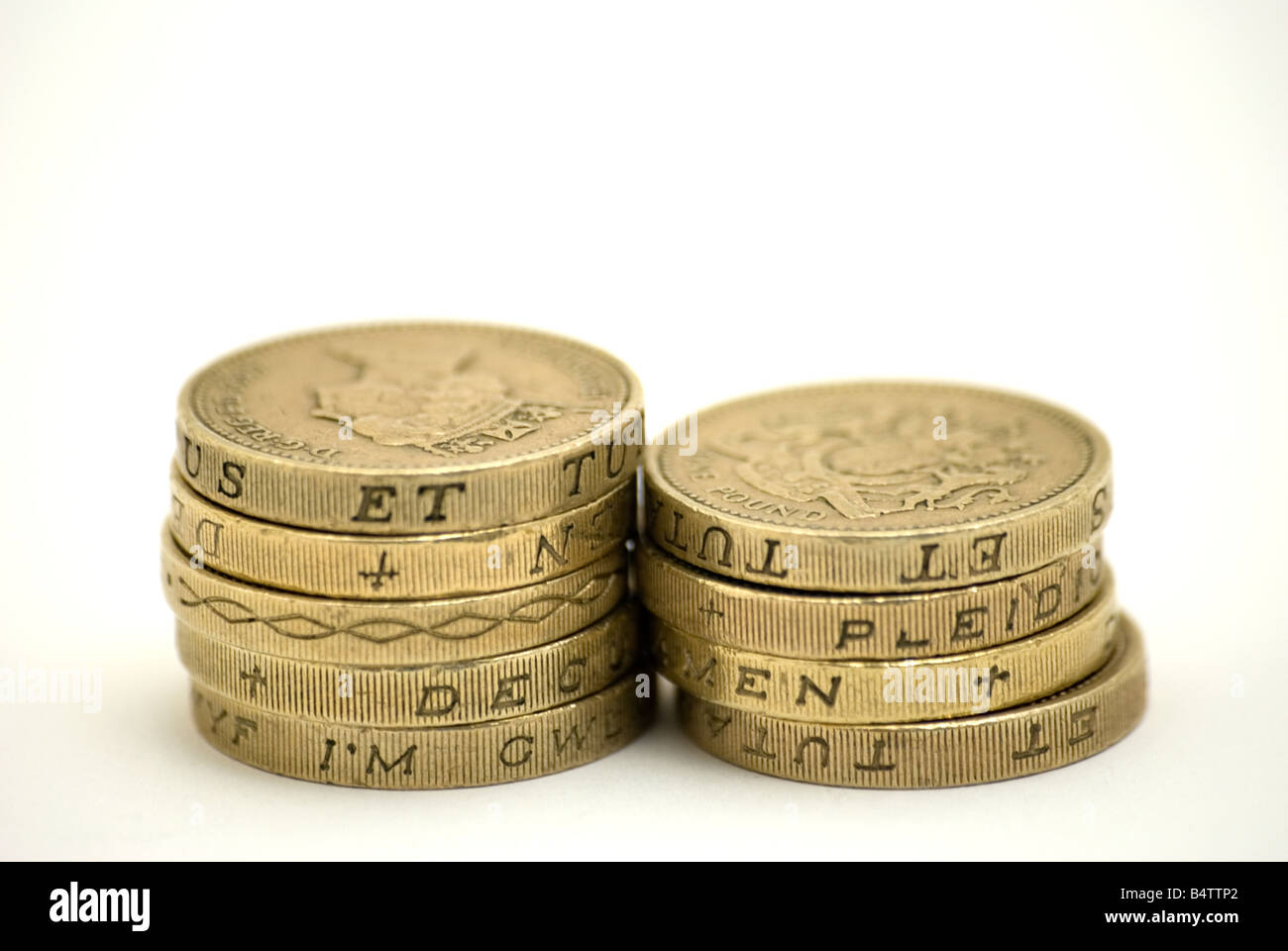 Pound Coins UK Stock Photo - Alamy