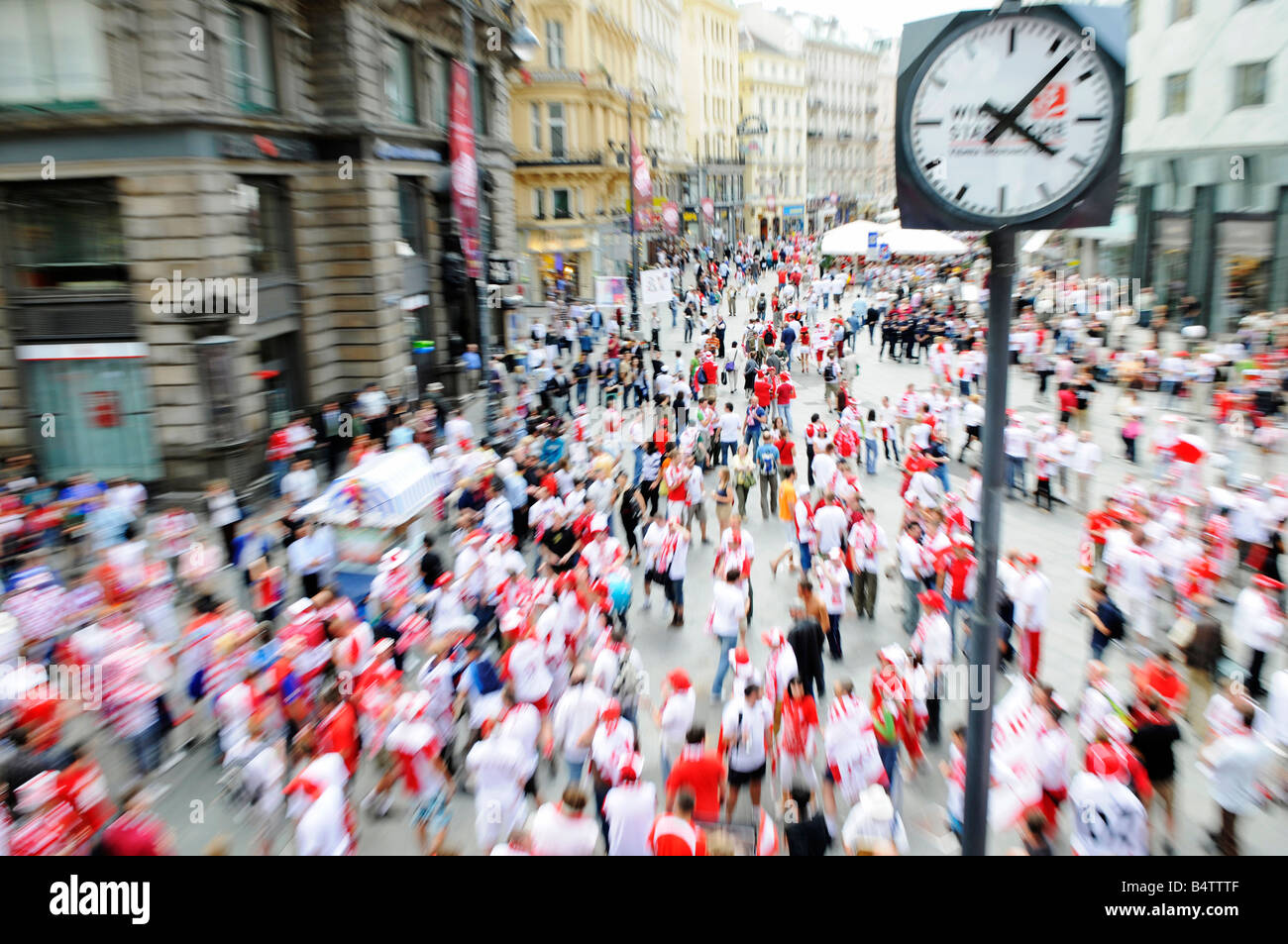 Vienna UEFA Euro 2008, Graben Stock Photo - Alamy