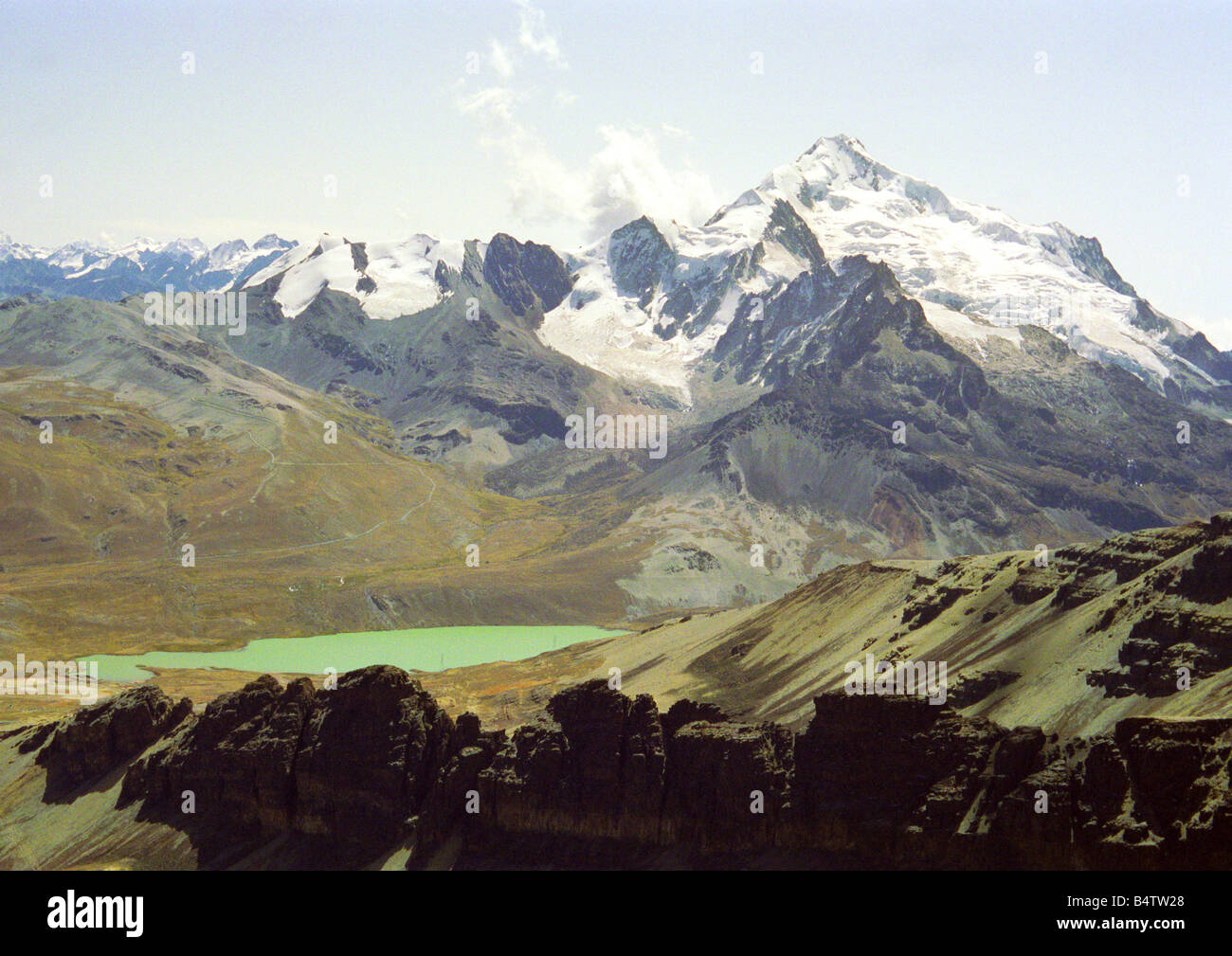 The high Andes in Bolivia Stock Photo - Alamy