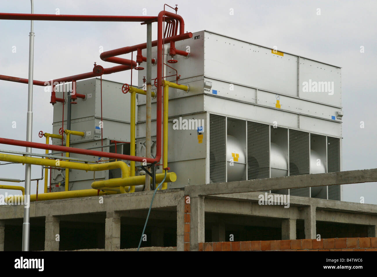 industrial cooling compressor from factory Stock Photo - Alamy