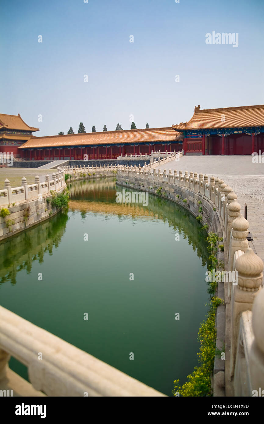 River inside Forbidden City in Beijing China Stock Photo - Alamy