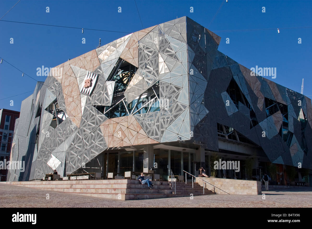 Federation Square Melbourne Australia Stock Photo - Alamy