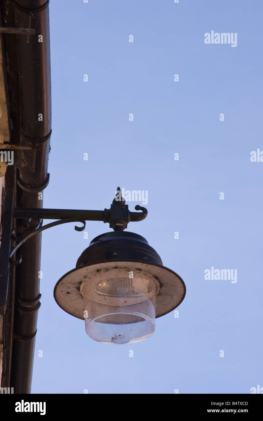 Large exterior lamp on outside of house in street Stock Photo - Alamy
